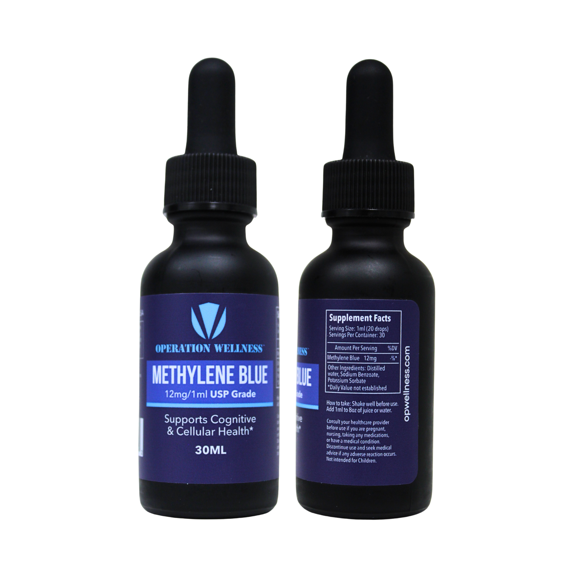 Methylene Blue - USP Grade (12mg/1ml) – Operation Wellness