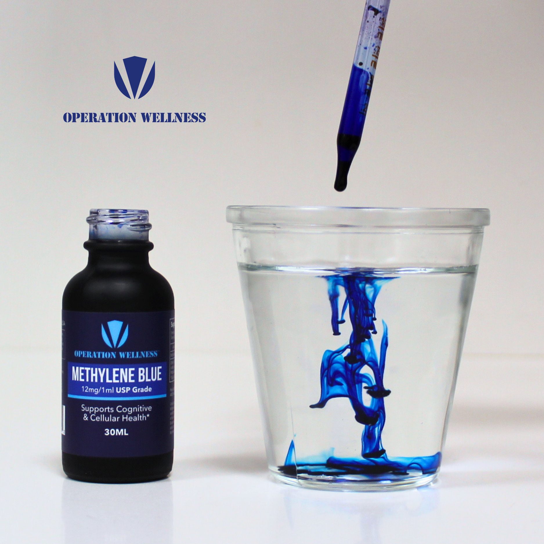 Methylene Blue - USP Grade (12mg/1ml) – Operation Wellness
